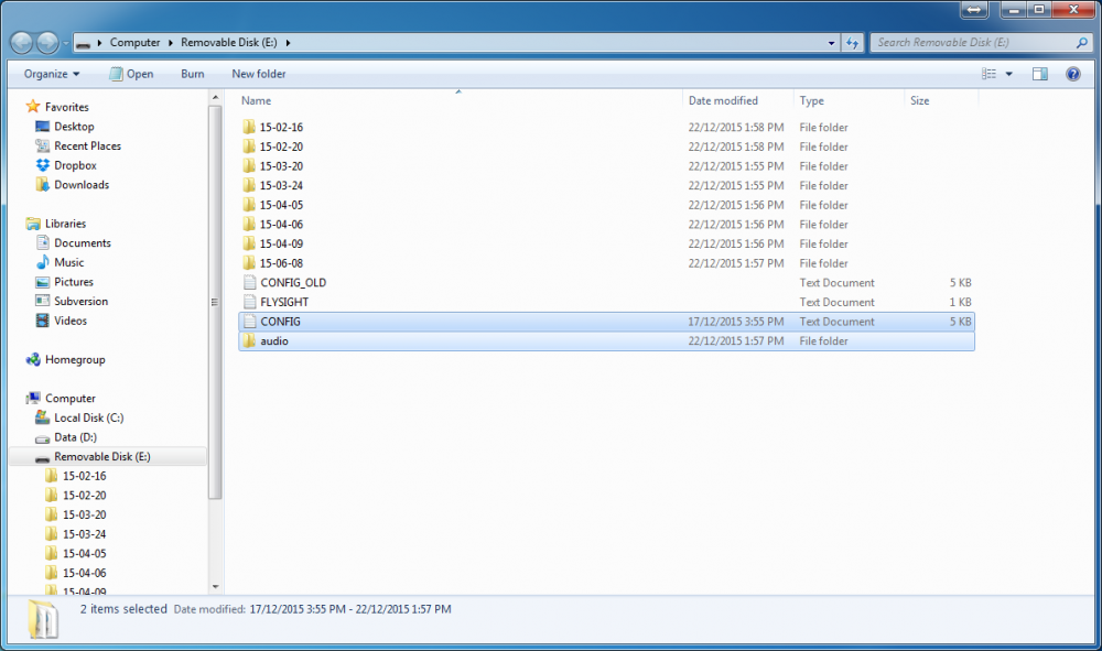 New firmware update (Windows) - FlySight